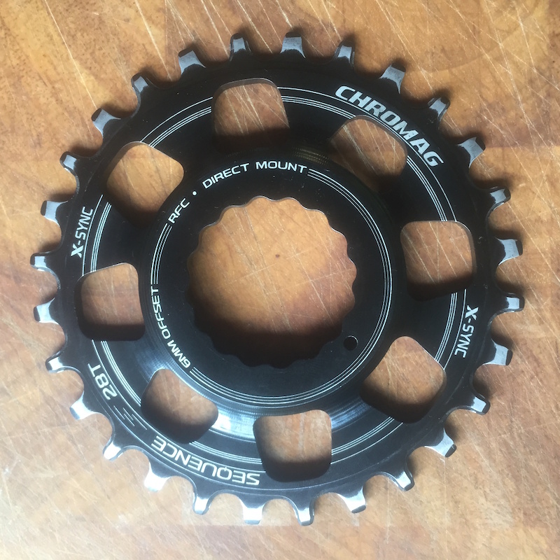 Chromag Sequence X-Sync NW 28T Cinch chainring (822) For Sale