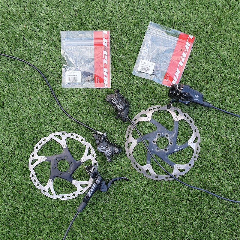 2021 F+R Shimano Zee Brakes inc Rotors For Sale