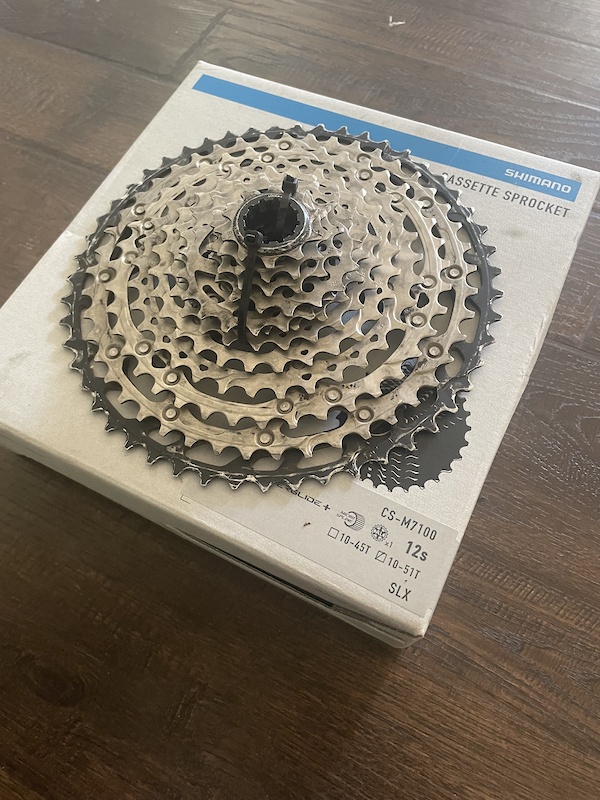 2021 Shimano SLX CS-M7100 10-51 12sp microspline cassette For Sale