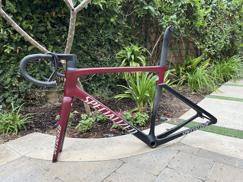 2021 Specialized SL7 Tarmac Frame w/ S-Works Handlebars For Sale