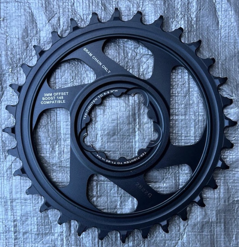 2022 SRAM X-Sync 2 Eagle 32T Direct Mount Boost Chainring For Sale