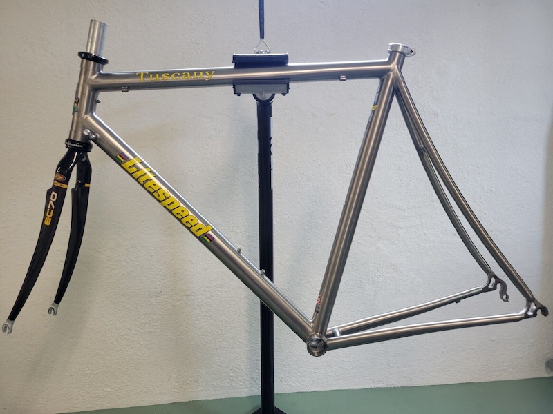 Litespeed Tuscany Titanium Road Bike Frame Fork For Sale