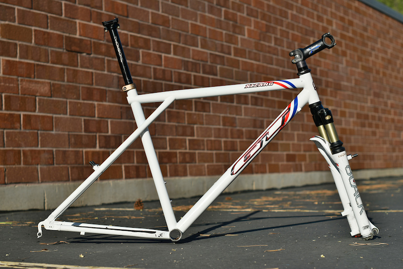 GT Xizang titanium MTB frame + Manitou Black fork. For Sale