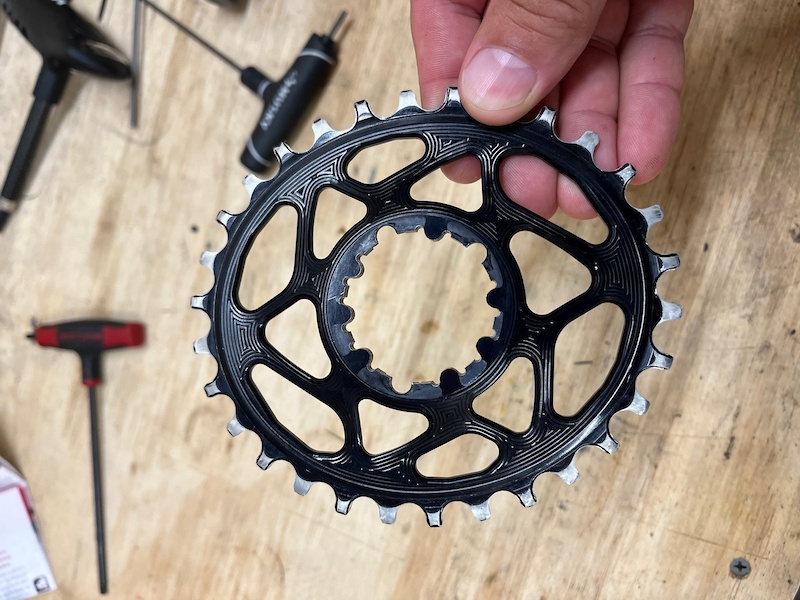 Absolute Black Oval 32t Non Boost Sram For Sale