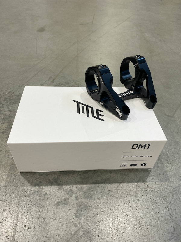 2023 Title DM1 35 Direct Mount Stem (Black) For Sale