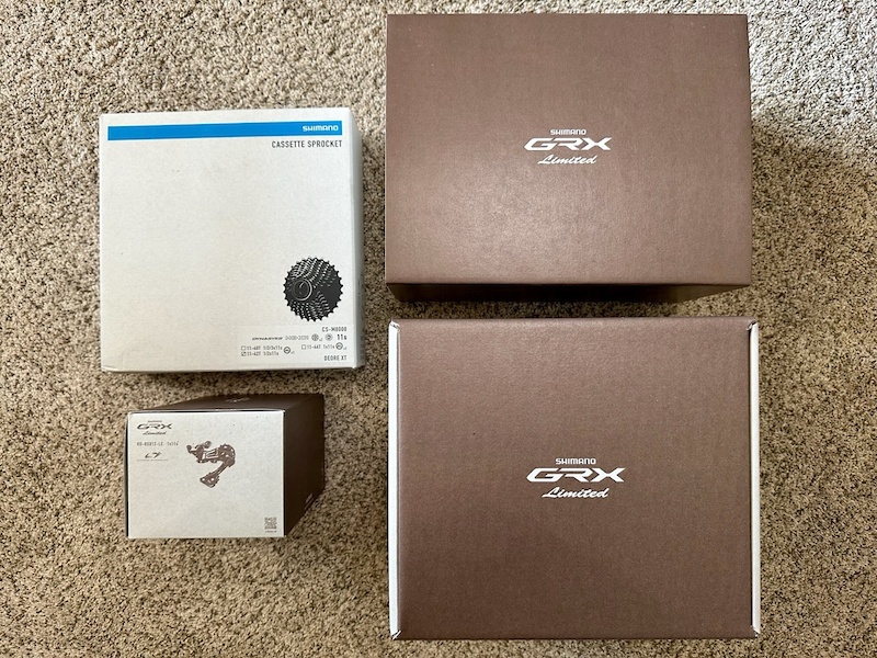 2022 Shimano GRX Limited Edition 11x1 Groupset For Sale