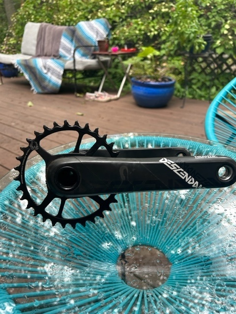 2022 Carbon TruVativ Descendant Crankset 175mm For Sale