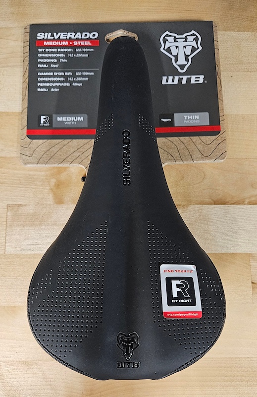 2023 WTB Silverado Medium Steel Black Saddle For Sale