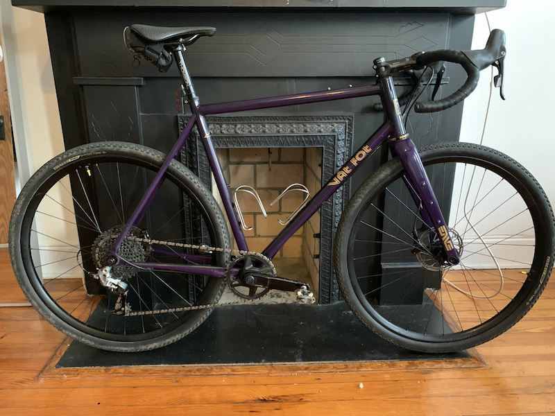 2020 Handmade steel 58 cm gravel/cx bike Chris King For Sale