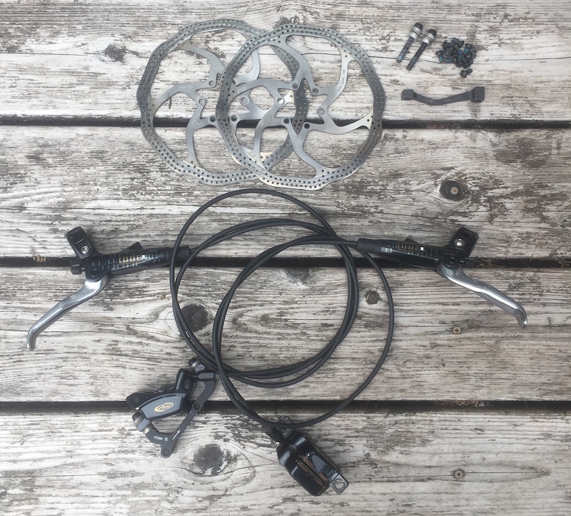 Avid Code R - 4piston brakeset w/ Ø203mm rotors (833) For Sale