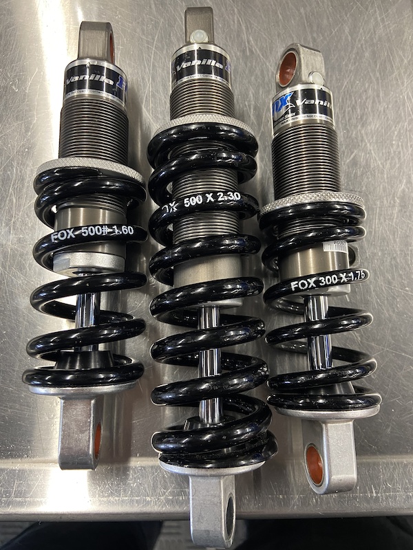 Vintage Fox Vanilla Shocks (New OId Stock) For Sale
