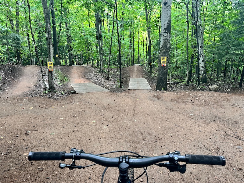 Drop Zone 3 Mountain Biking Trail - Marquette, Michigan