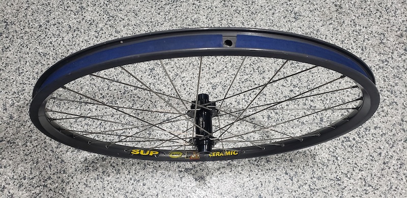 Hope front hub on Mavic 521 Ceramic rim Vintage For Sale