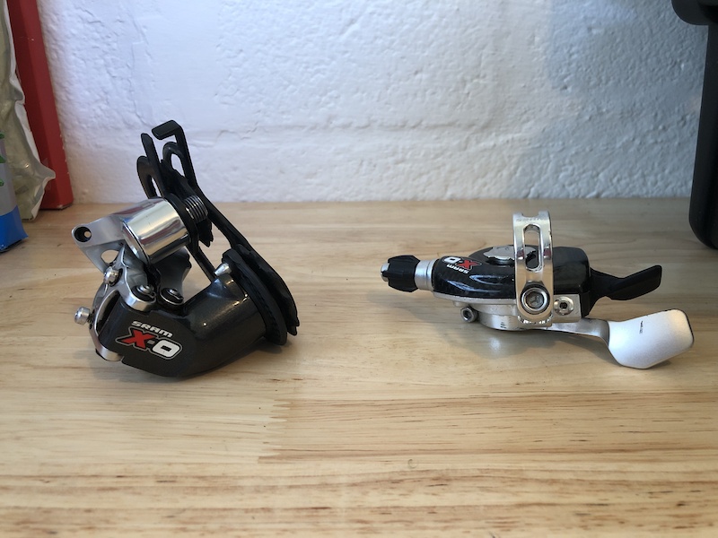 SRAM X0 Carbon 9 Speed Short Cage Mech & Shifter For Sale