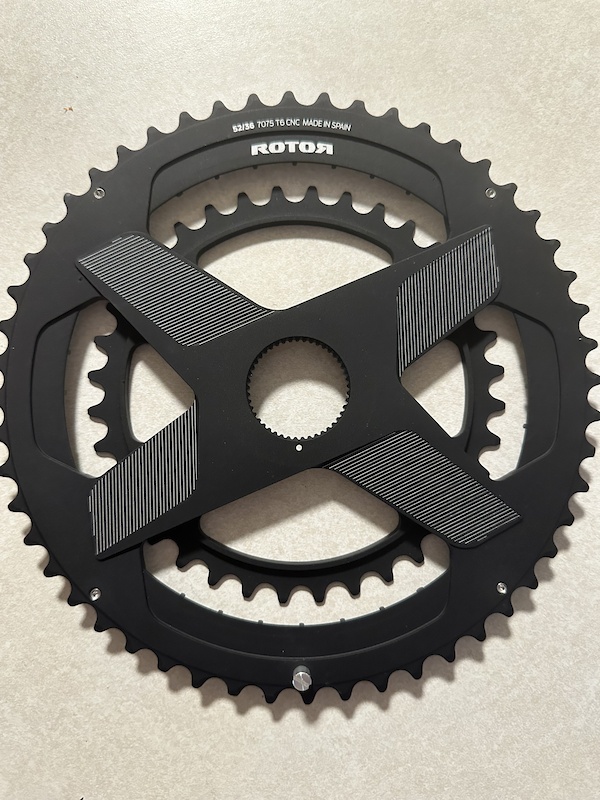 Rotor DM Chainrings 52/36 round, Road 30 Axle For Sale