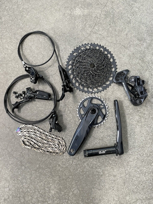 2022 Sram GX Eagle Group set With Code RSC Brakes Used For Sale