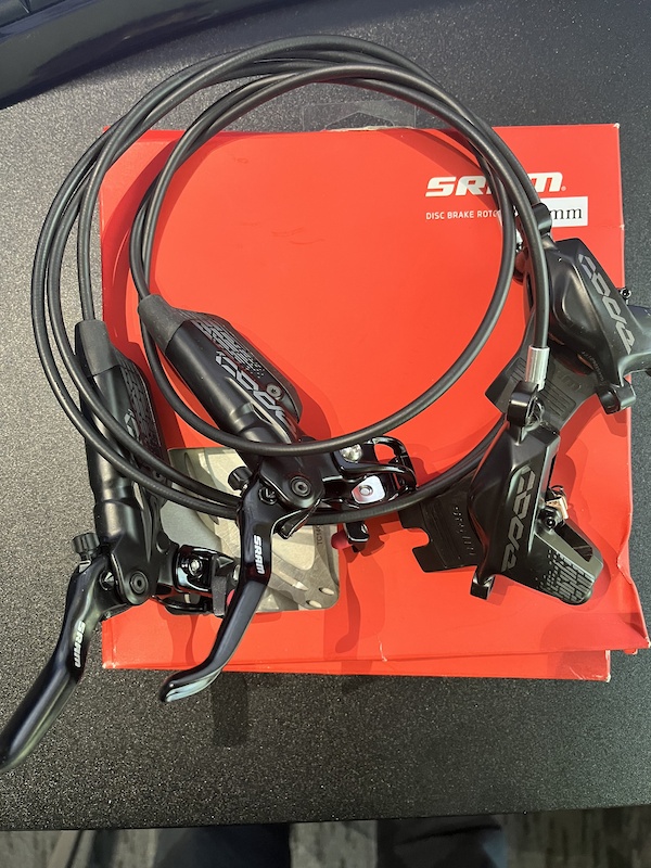 2023 Sram Code R complete F/R brakes with rotors For Sale