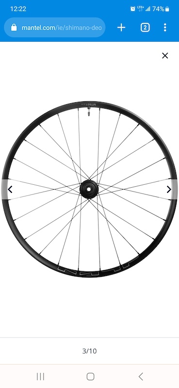 2023 Shimano Deore WH-MT601 MTB Rear Wheel For Sale