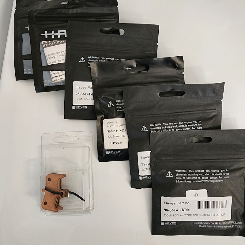 2023 Hayes Dominion A4 pads - OEM Hayes Pads For Sale