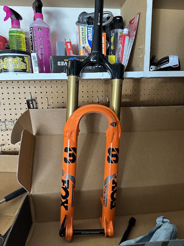 2022 Fox 38 Factory 160mm Travel (Orange) - 3 Rides For Sale