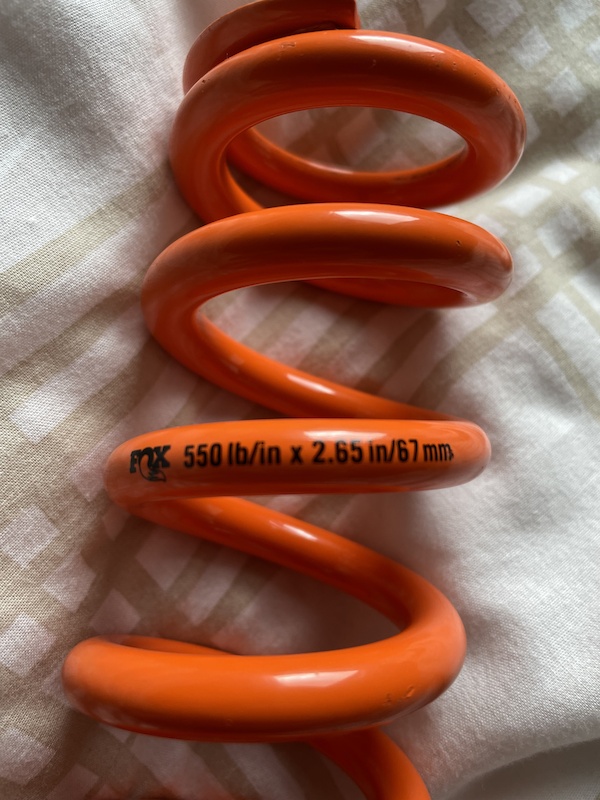 2021 550lbs Fox SLS Spring 2.65in/67mm For Sale