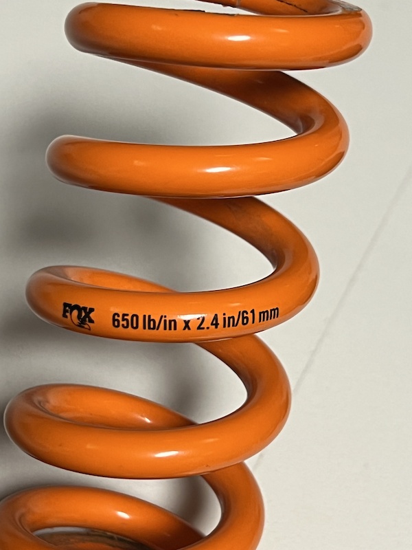 2022 Fox SLS Coil Spring 650lb 61mm/ 2.4” For Sale