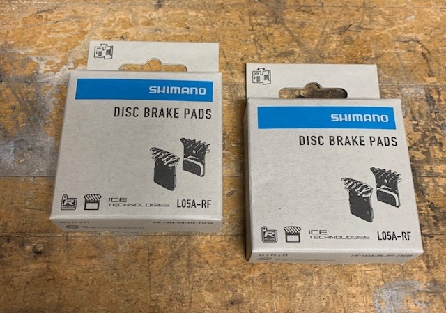 SHIMANO L05A-RF DISC L-TYPE BRAKE PADS - GRX BRAKES For Sale