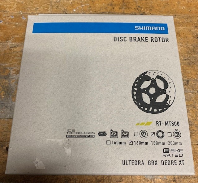 SHIMANO RT-MT800 CENTERLOCK ROTOR 160MM For Sale