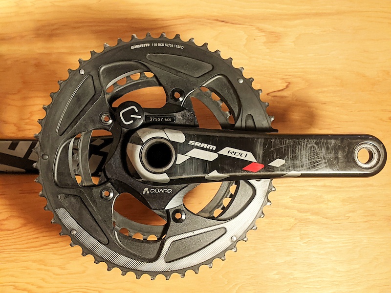Quarq Power Meter with SRAM Red Crankset For Sale
