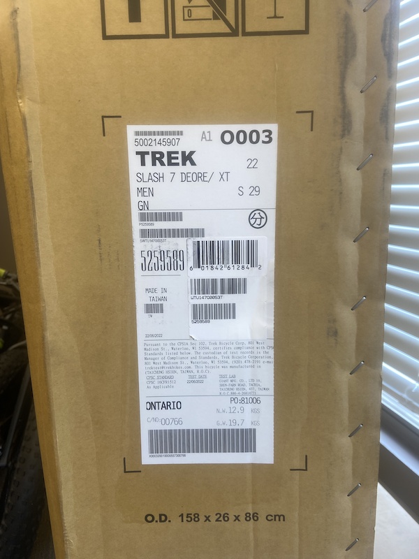 2022 Slash 7 Gen 5 S - New in Box For Sale