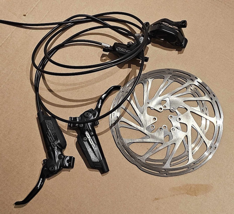 SRAM Code R brakes + rotors For Sale