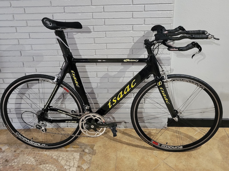 2009 Issac Efficiency Carbon Tri TT Road Bike XL For Sale