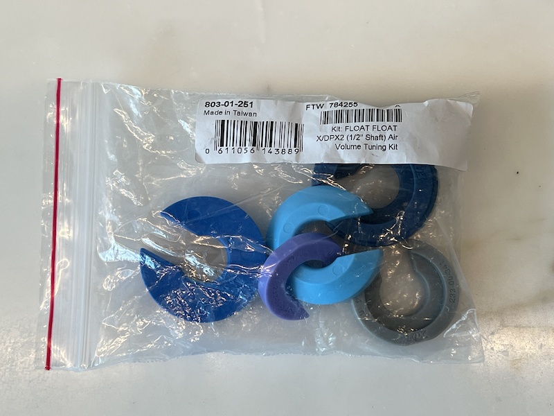 2022 Fox Float X/DPX2 1/2" Shaft Volume Spacer Kit For Sale
