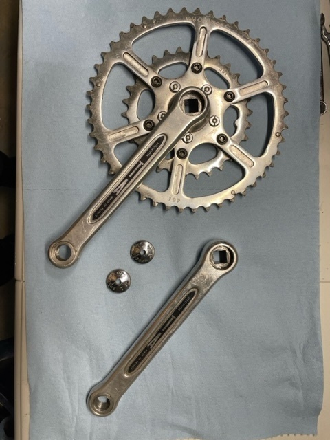 Vintage TA specialites crankset For Sale