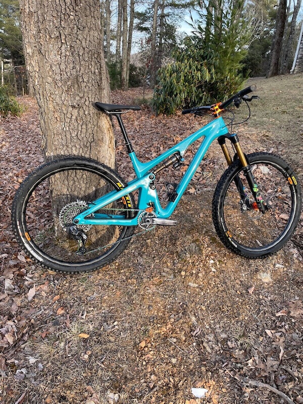 2021 Yeti SB 130 Lunch Ride Large Turq carbon frame For Sale