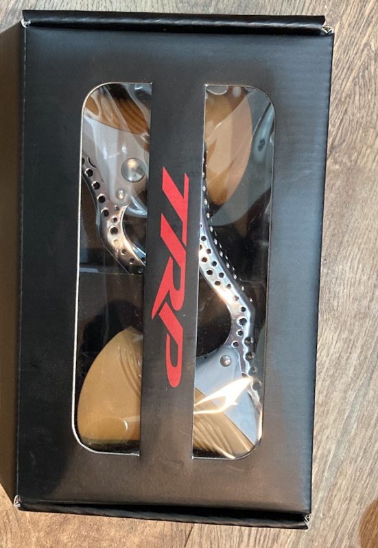 TRP RRL-SR drilled non-integrated brake levers (gum) For Sale