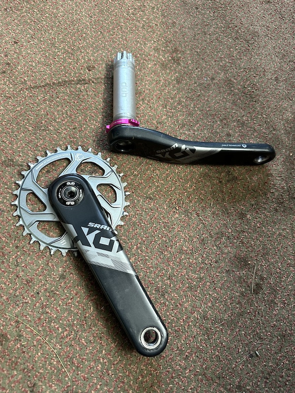 Sram X01 Eagle DUB Carbon Crankset w 32t Chainring For Sale