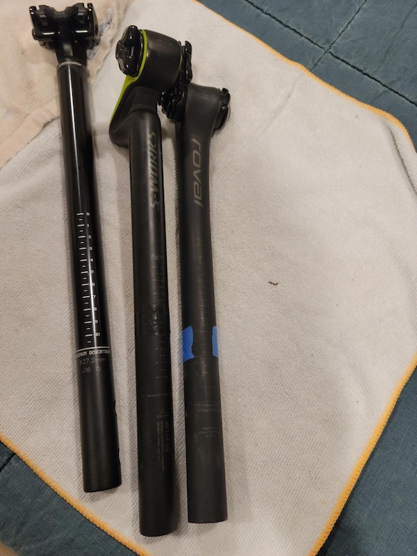 2 Specialized Seatposts, 1 Roval Seatpost For Sale