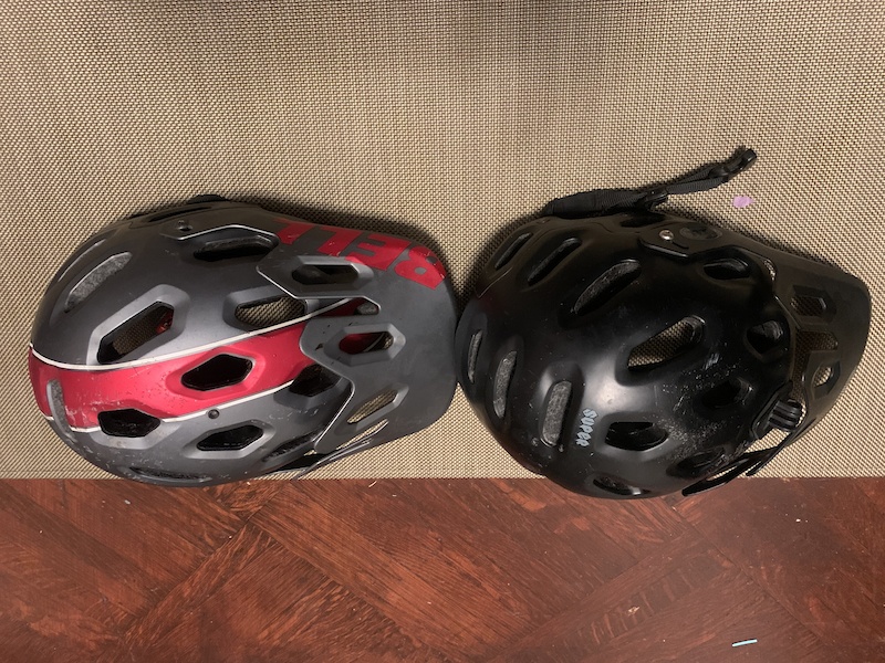 2018 Bell Super 2R - Two Helmets size small For Sale