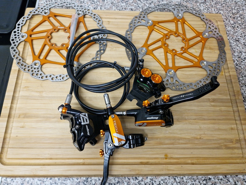 2023 Hope Tech 4 E4 Brake set with Floating Rotors For Sale