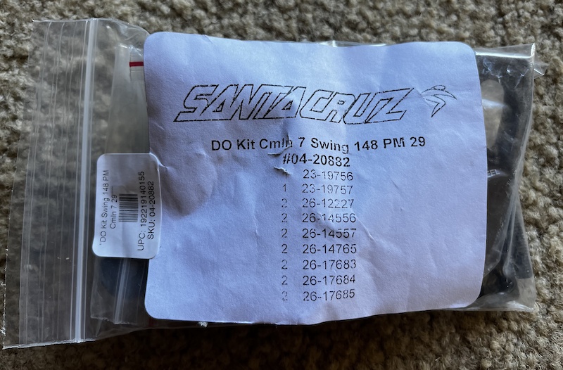 2023 Santa Cruz Chameleon V7 29er - DropOut Kit For Sale