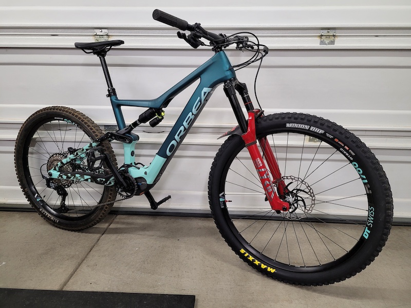 2022 Orbea Rise, Carbon, mullet long travel, upgrades! For Sale