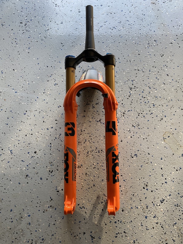 2022 Fox Factory 34 130mm Shiny Orange Front Fork For Sale