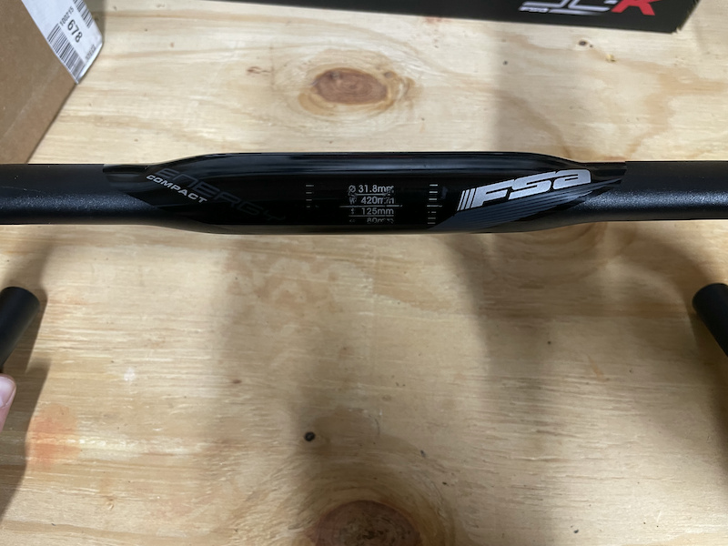 2022 FSA Energy Compact Handlebar 42cm 31.8 For Sale