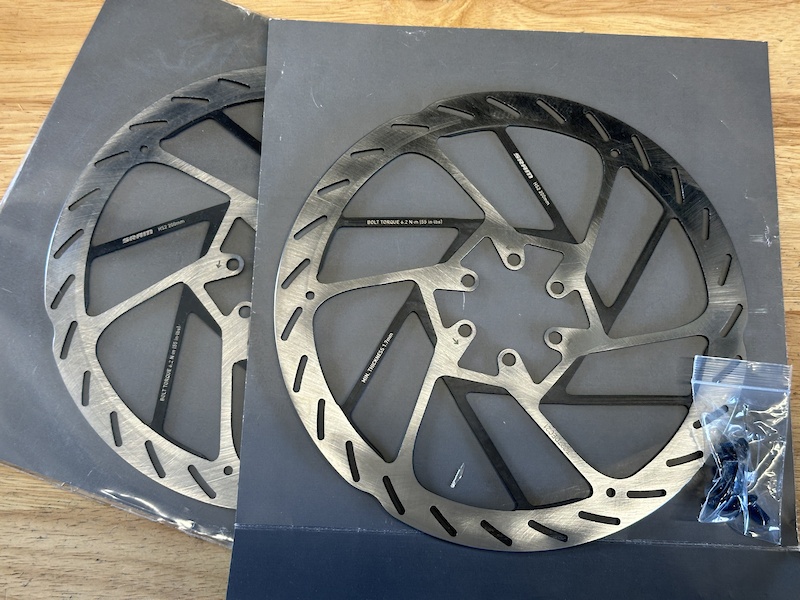 2023 SRAM HS2 brake rotors 200mm - NEW with adapters For Sale
