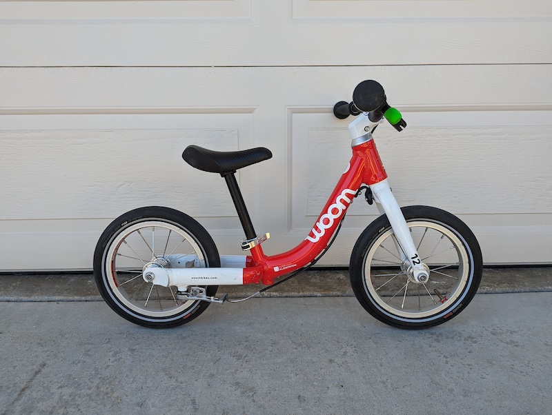 2020 Woom 1 Balance Bike, Red For Sale