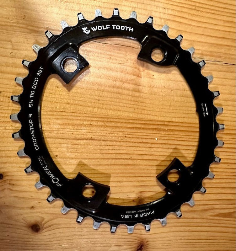 Wolf Tooth 38t Oval for Shimano GRX crank For Sale