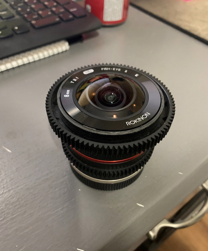 Rokinon 8mm Fisheye Lense - Sony E mount For Sale