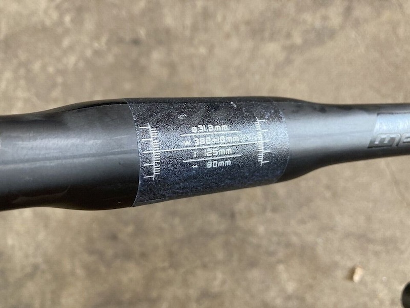 Vision Metron Aero Carbon Handlebars 38cm c-c For Sale