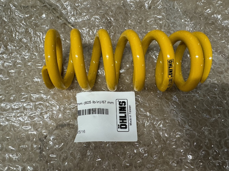 2022 Ohlins 18077-16 Coil Spring 605lb/in 67mm For Sale